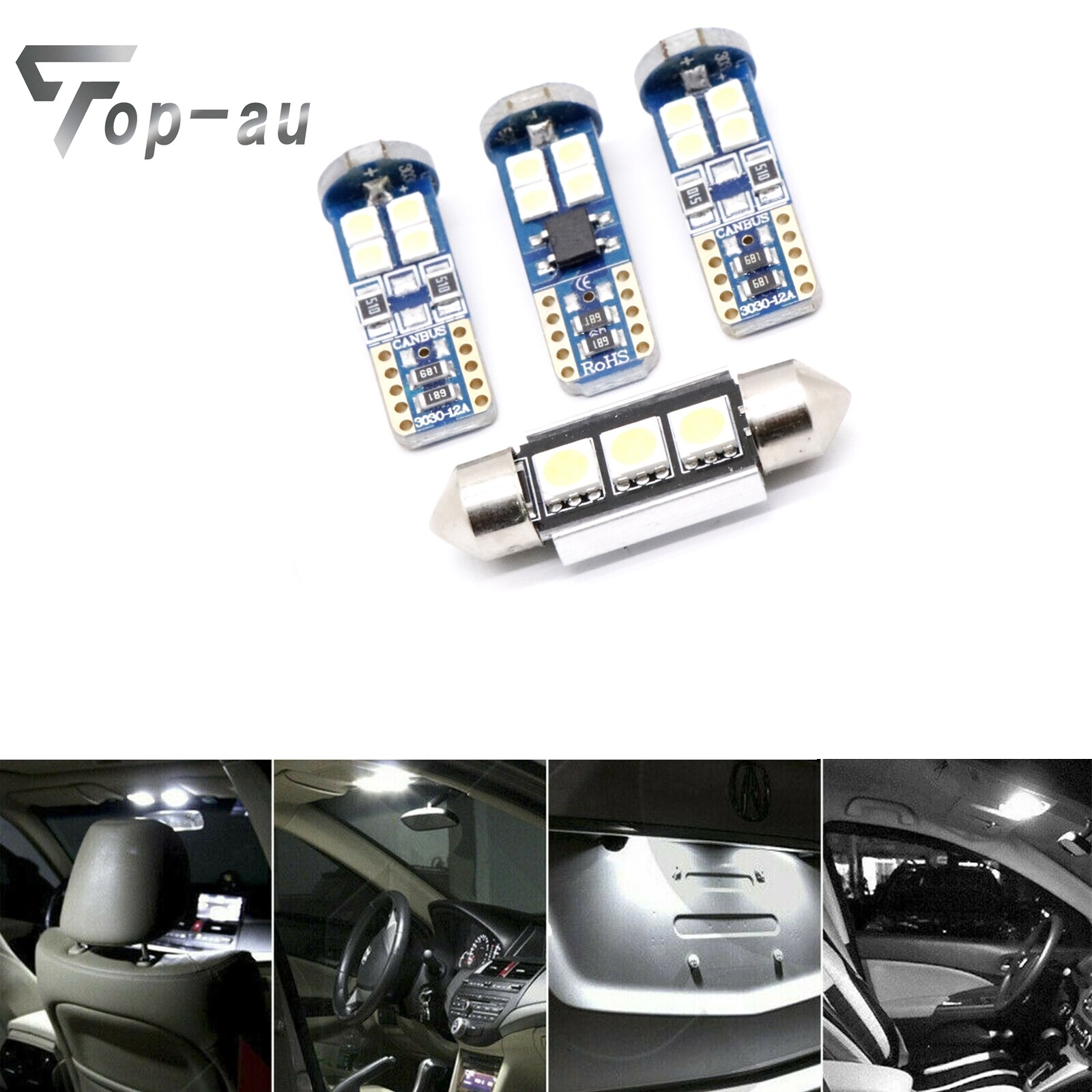 LED Interior Light Bulbs Kit for Ford Ranger PX2 PX3 RAPTOR XLT ...