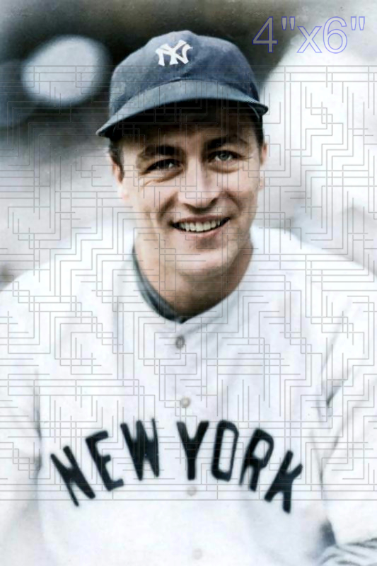 Frank Colman - 1946 New York Yankees - choose a style - colorized print ...