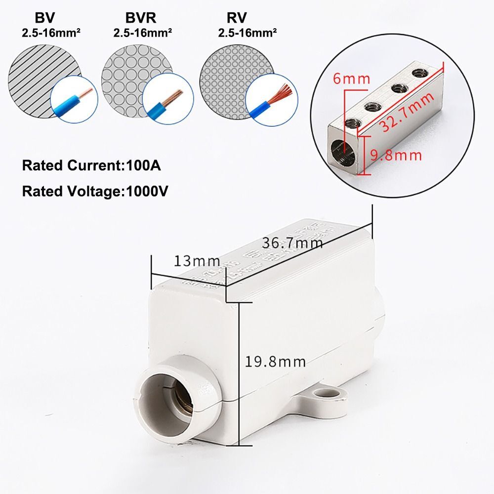 T-type High Power Splitter No Disconnection Fast Connector Electrical ...