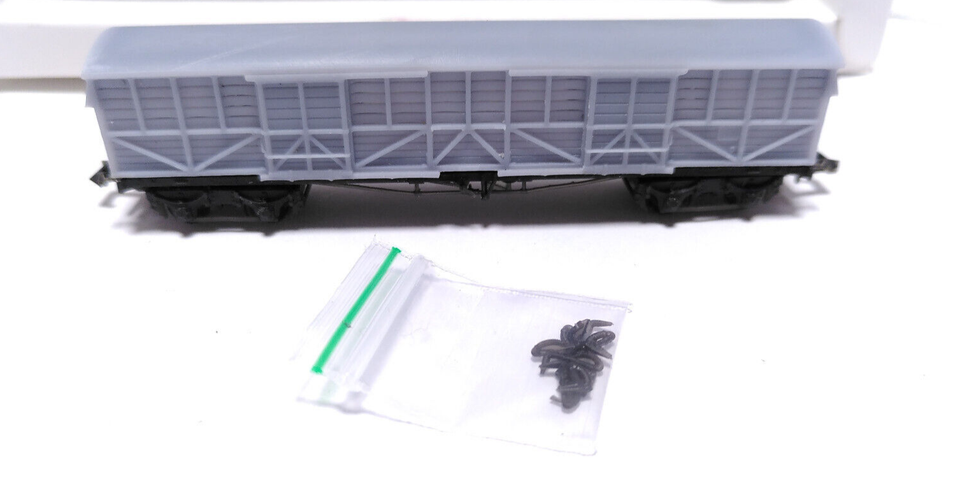 N Gauge GCR/LNER 15T Slatted Bogie Fish Van Wagon Twin Pack | eBay UK