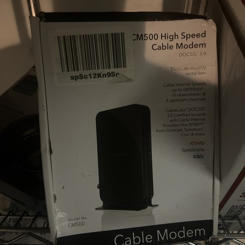 NETGEAR CM500 (CM500100NAS) 680 Mbps - Black 606449107166| eBay