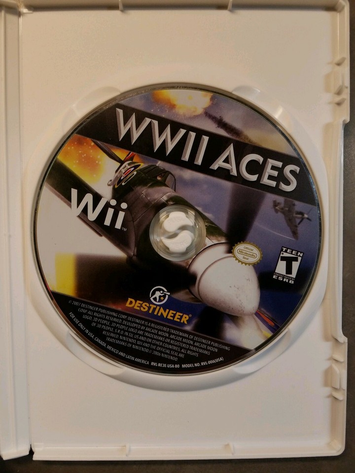 WWII Aces (Nintendo Wii, 2008). FREE $HIPPING. 828068211561 | eBay