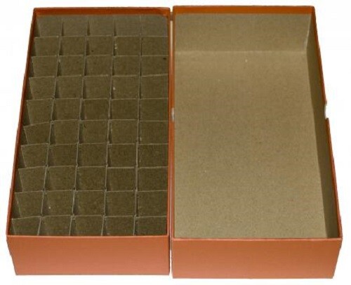Guardhouse QUARTER Coin Tubes Storage Display ORANGE Box Holds 50 ...