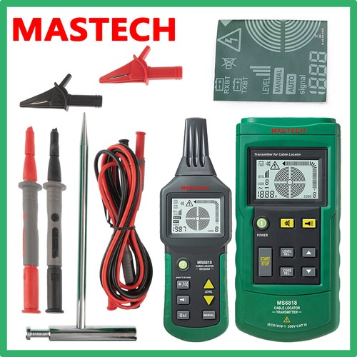 MASTECH MS6818 Wire Tester Networkphone Cable Detector Locator Meter ...