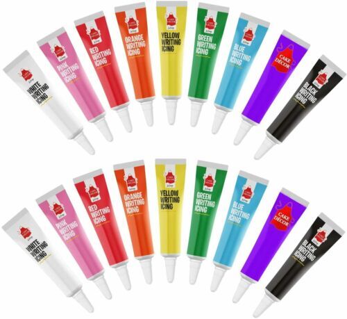 Icing Tubes Cake Decor 19g Pens Decoration Cookie Cupcake Baking Colour ...