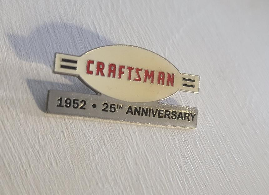 Craftsman Tool Company Vintage Retro Lapel Pin - Handyman Tools Worker ...
