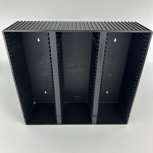 Laserline CD90 Black 90 CD Jewel Case Wall Mountable Storage Holder 5 ...