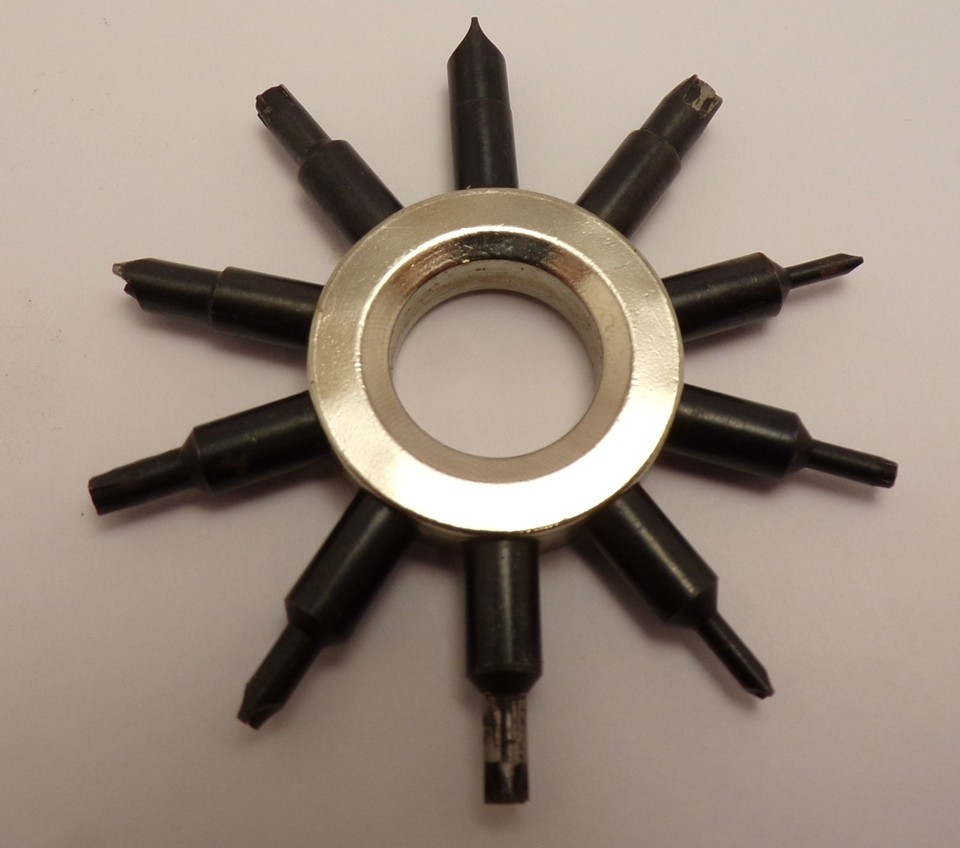 Vtg VIGOR Watchmakers 10 Prong Sleeve Wrench #706 Watch Bench Repair ...