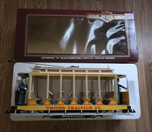 Bachmann Big Haulers United Traction Co. Open Strreetcar. G Scale. | eBay