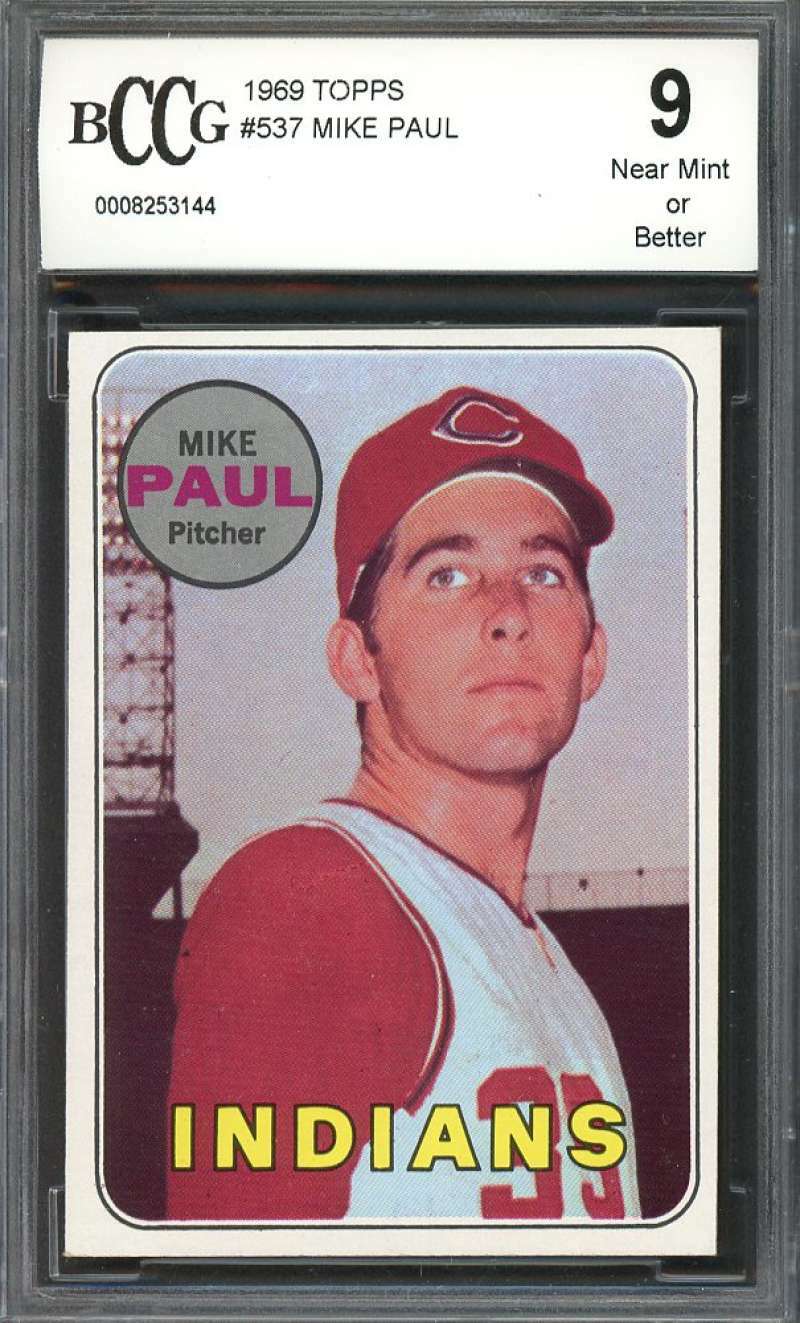 1969 Topps - High # #537 Mike Paul (RC) for sale online | eBay