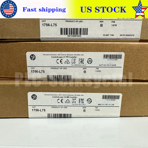 New Factory Sealed AB 1756-L75 Series B Control Logix5575 Controller ...