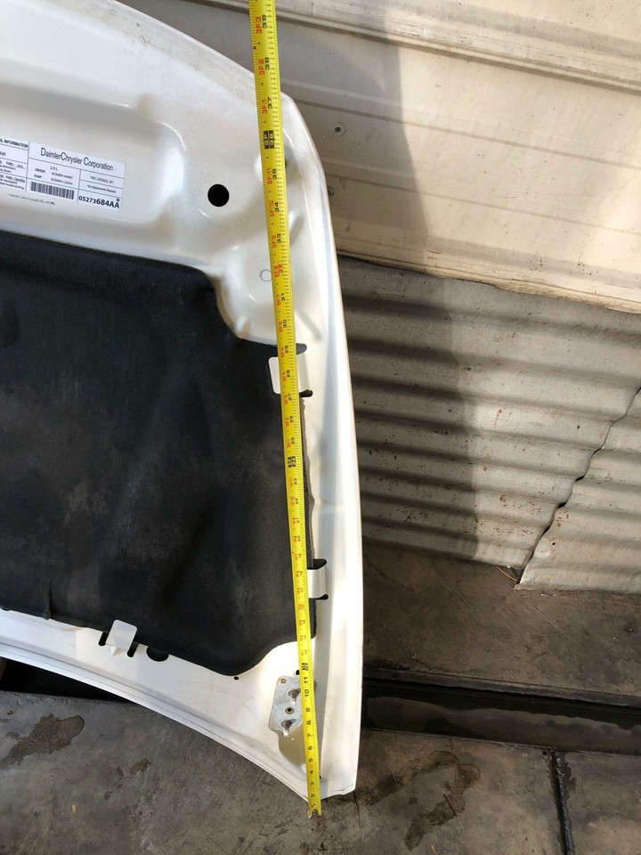 2007 - 2012 DODGE CALIBER Front Hood Bonnet Panel Paint Code PW1 ...