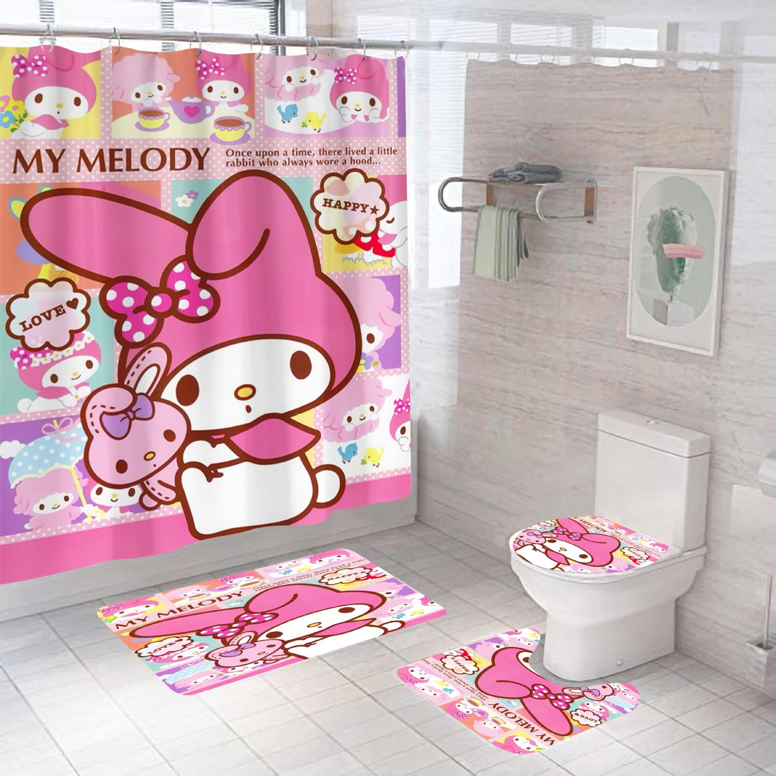 Hello Kitty Bathroom Tiles