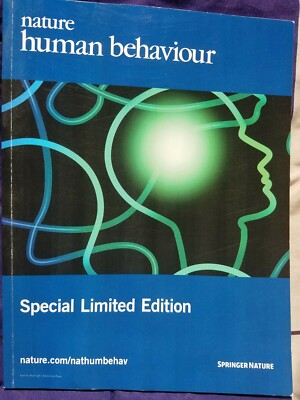 Nature Human Behavior Journal (Springer) - Limited Ed. | eBay