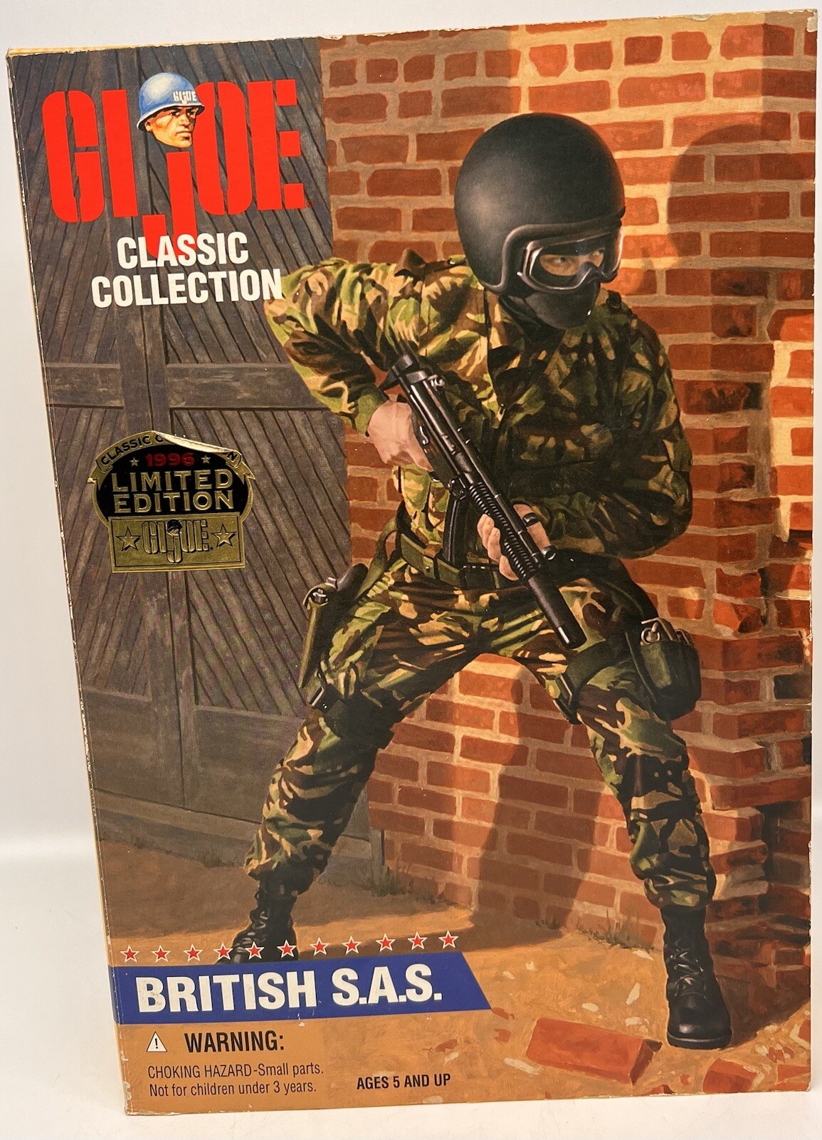 1996 GI JOE LIMITED EDITION BRITISH S.A.S. SOLDIER CLASSIC COLLECTION ...