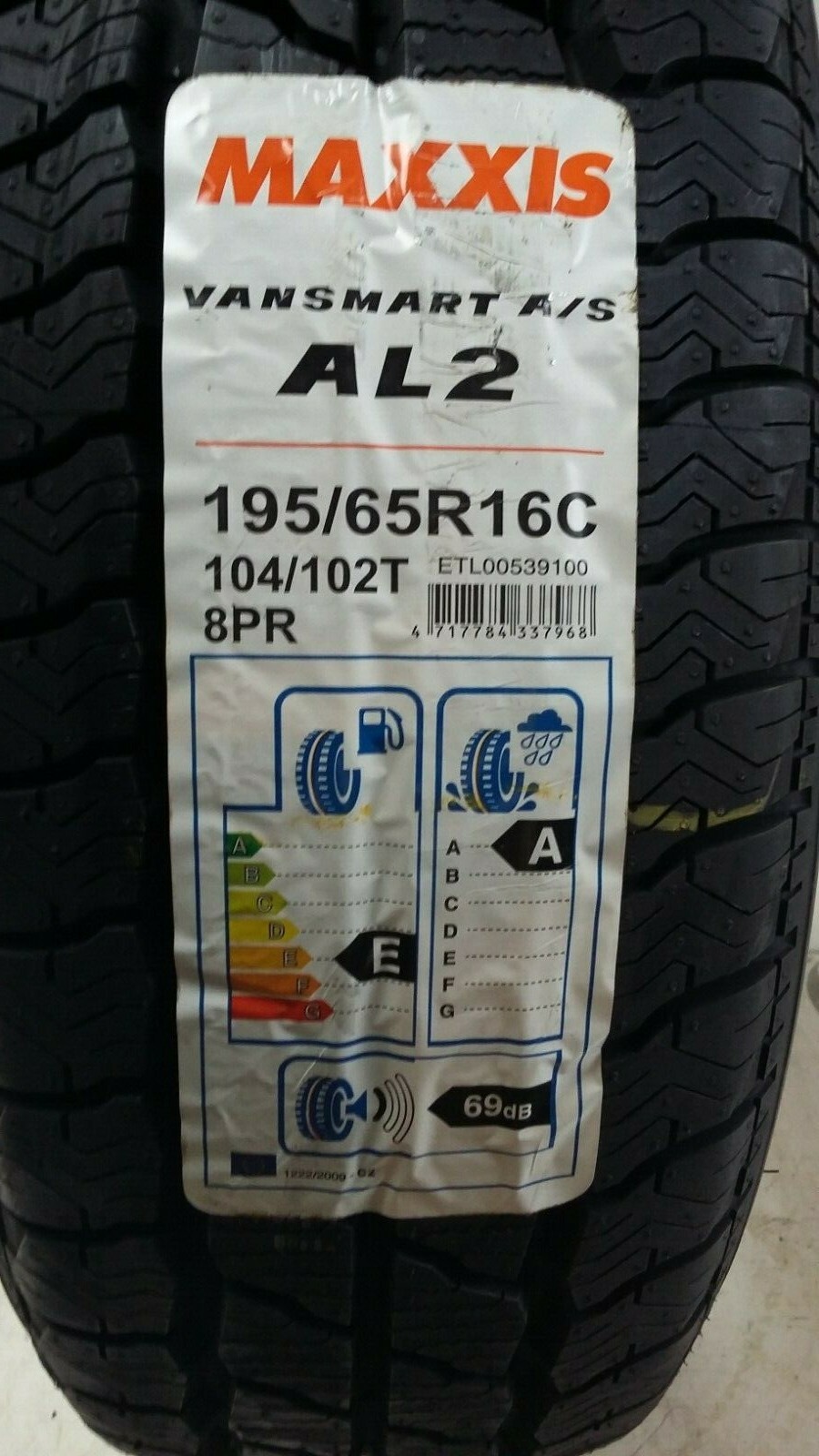 2 X 195/65 16C MAXXIS VANSMART AL2 195/65R16C 104/102T TYRES (A) RATED ...