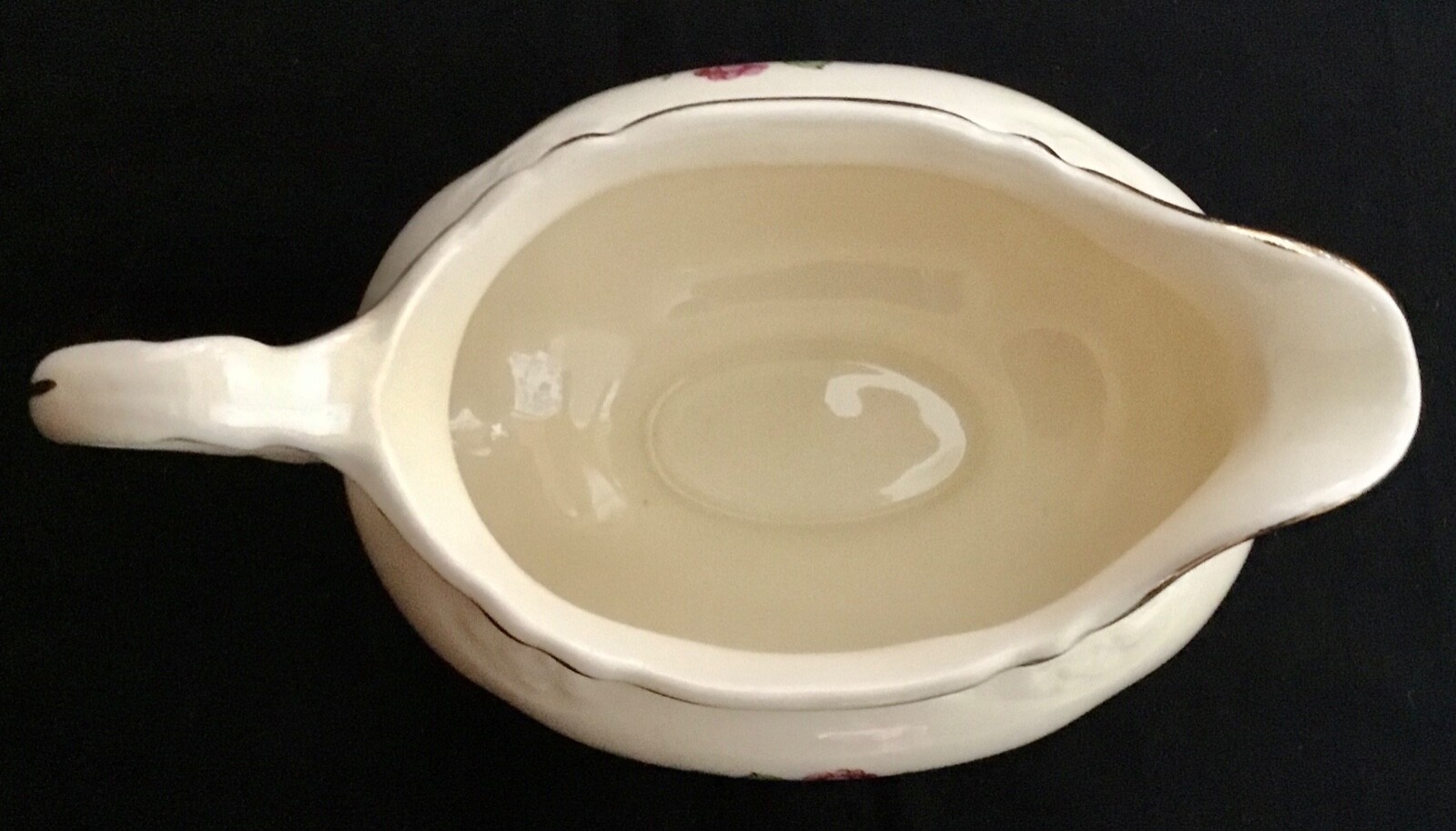 VINTAGE HOMER LAUGHLIN VIRGINIA ROSE SHAPE "SPRINGTIME" 10 OZ CREAMER 1951 EXC | eBay