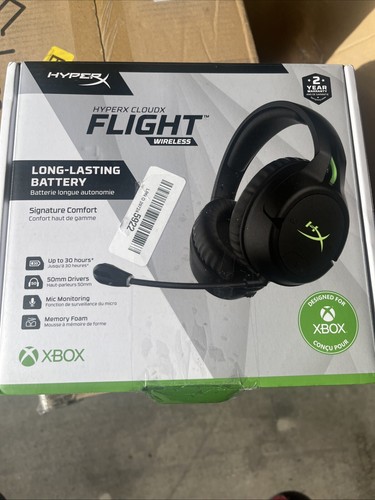HyperX CloudX Flight – Wireless Gaming Headset, Official Xbox Licensed ...