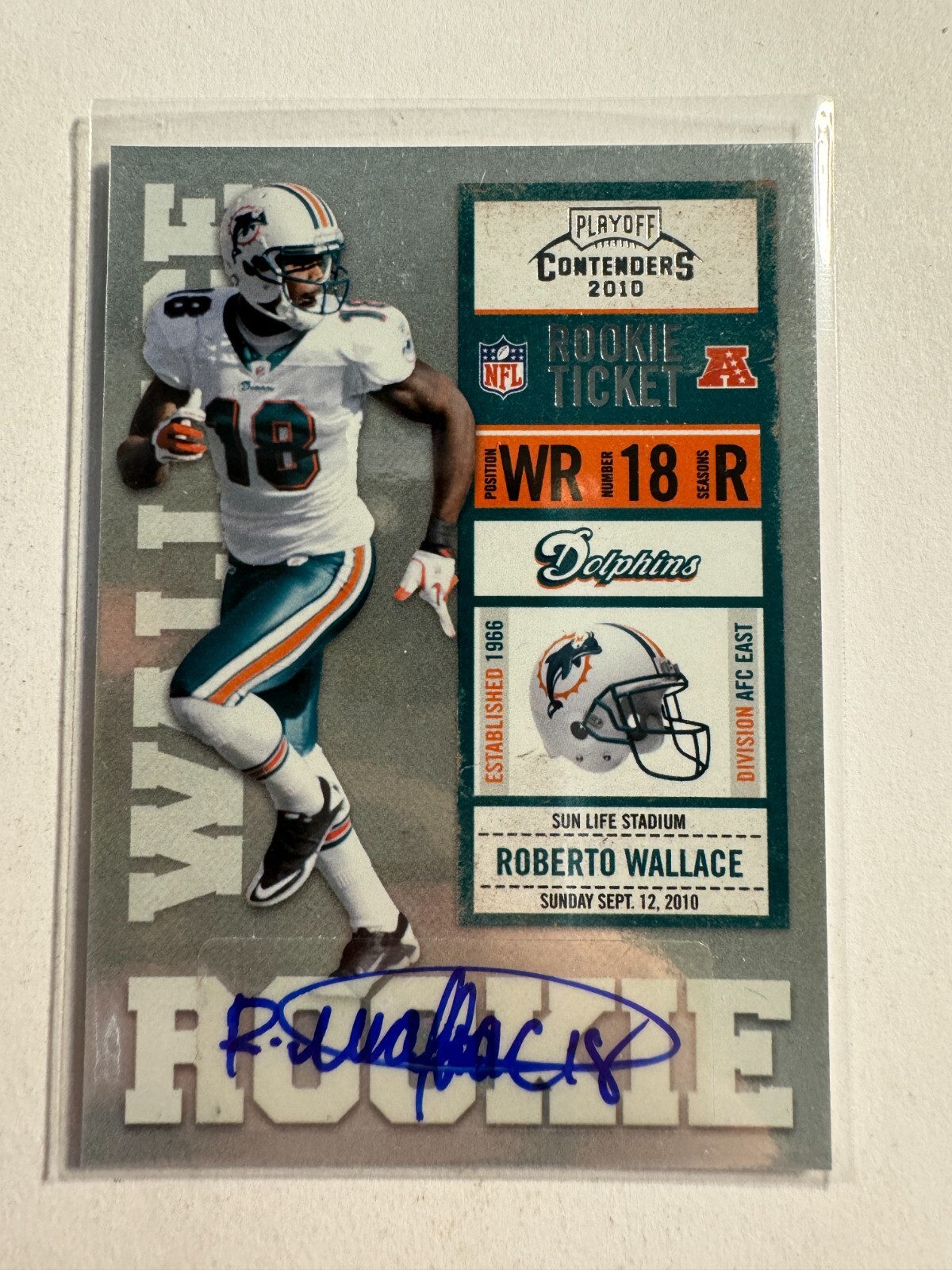 K133,165 - 2010 Playoff Contenders #182 Roberto Wallace Auto RC | eBay