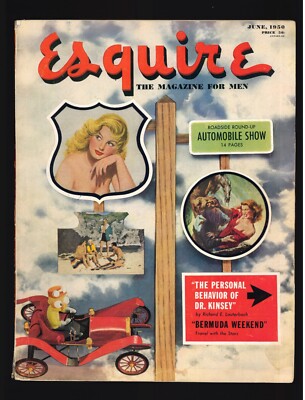 Esquire June 1950 Vol 33 no 6 Men's Fashion Lou Moore Al Moore Dr ...