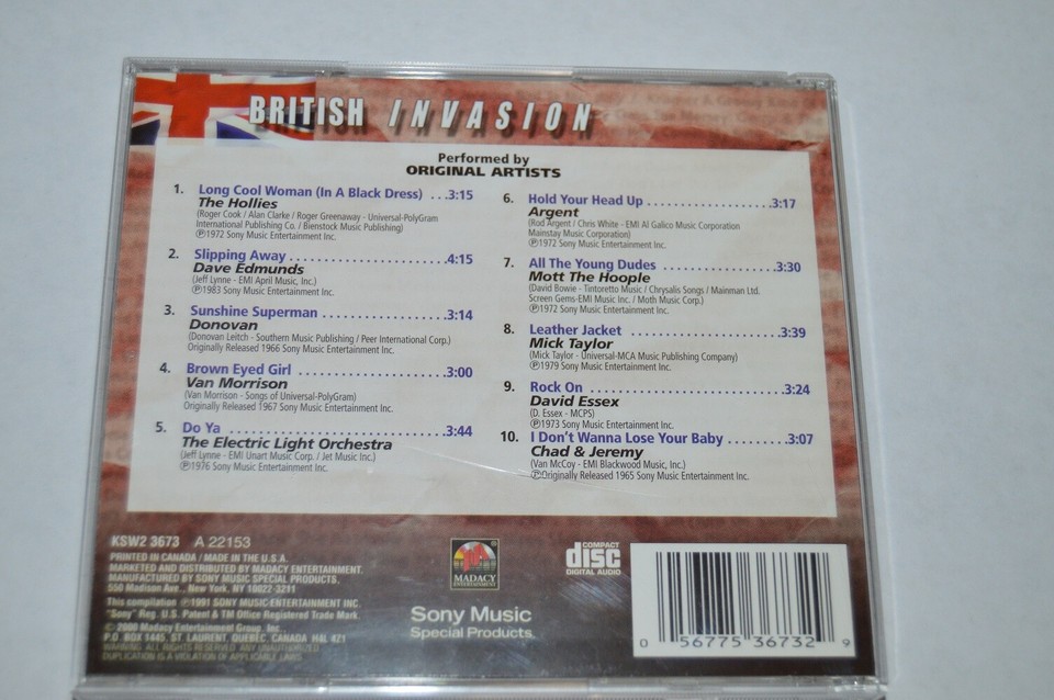 British Invasion CD Original Artists | eBay