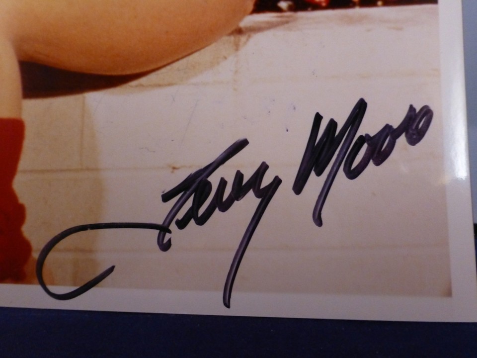 Terry Moore Signed 8 x 10 Color Photo with COA | eBay