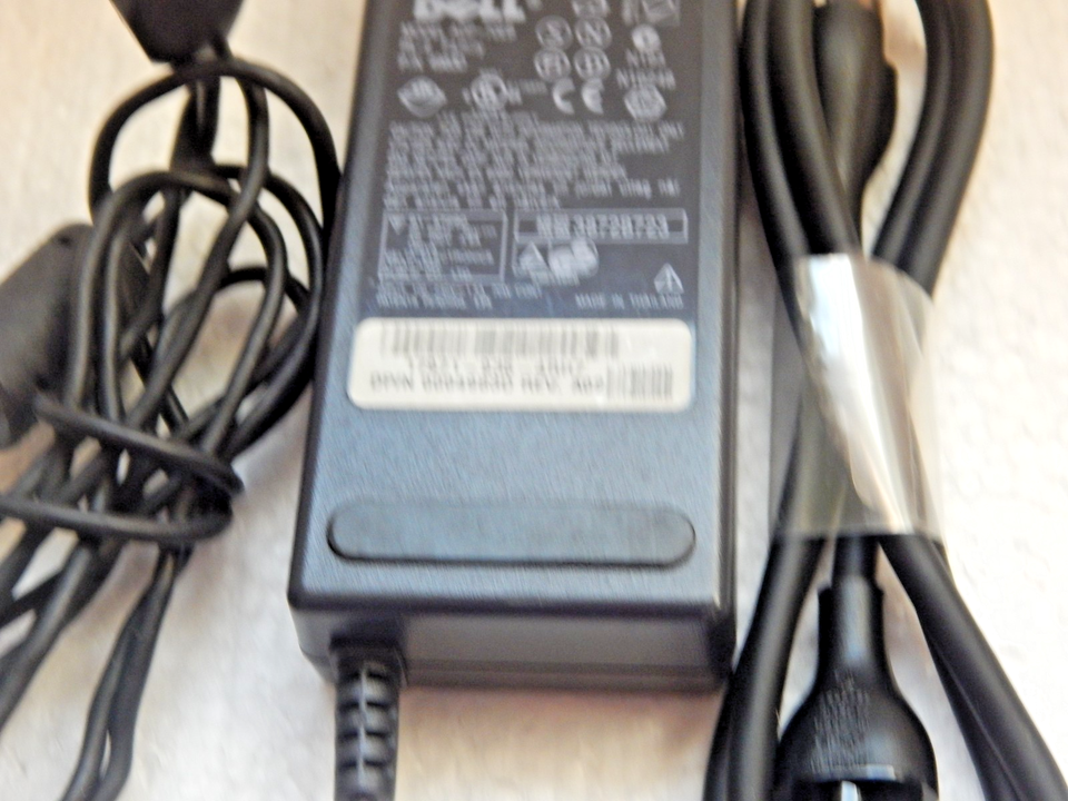 Genuine 70W Dell ADP-70EB AC Adapter - Power Supply 3 Pin w/POWERCORD ...