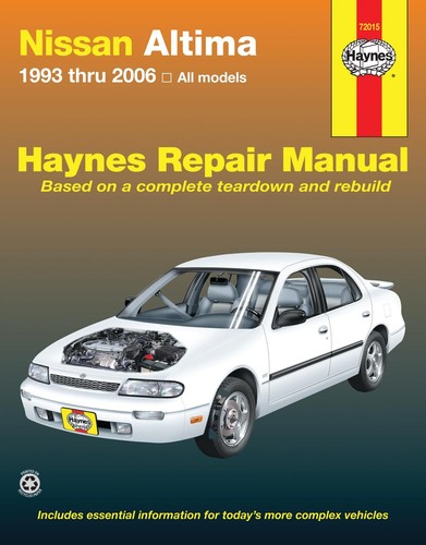 Nissan Altima 1993 thru 2006 Haynes Service Shop Repair Manual book ...