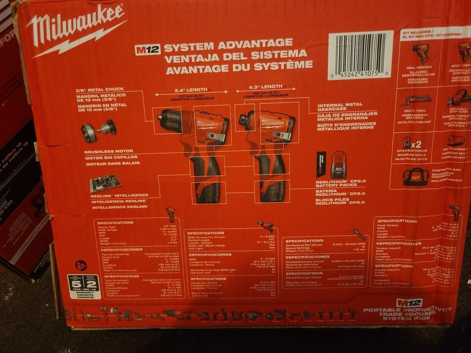 3494-24 Milwaukee Tool 3401-20... 3450-20.. 2426-20... 2420-20 | eBay