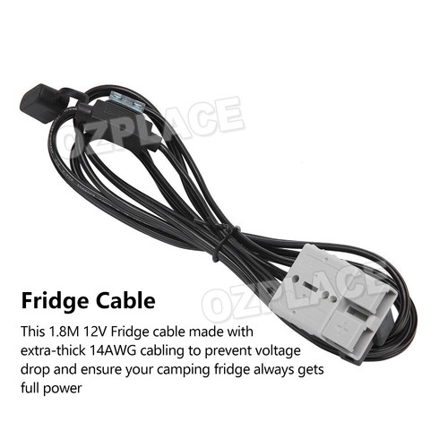 Kings 1.8m 12v Fridge Cable Anderson-Style Plug C11 Connector 14AWG AU ...