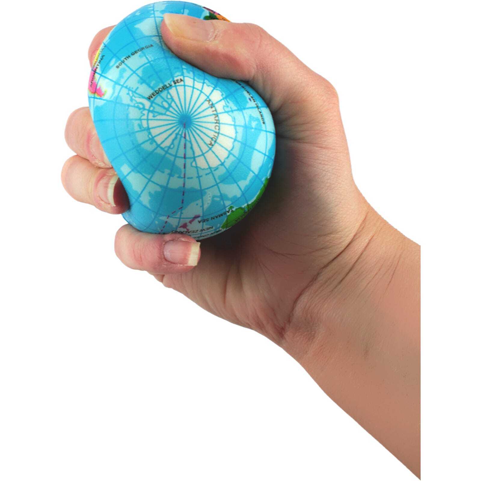 World Globe Earth Stress Foam Squishy Ball Party Supplies Favours One ...