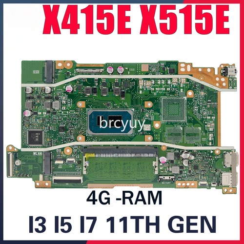 X415E For ASUS X515EA X515E X415EA F415EA F515EA X415EP Motherboard I3 ...