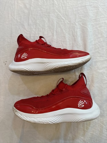 Under Armour Curry 8 Flow Like Water 2021 Men’s 10.5 Women’s 12 Red ...