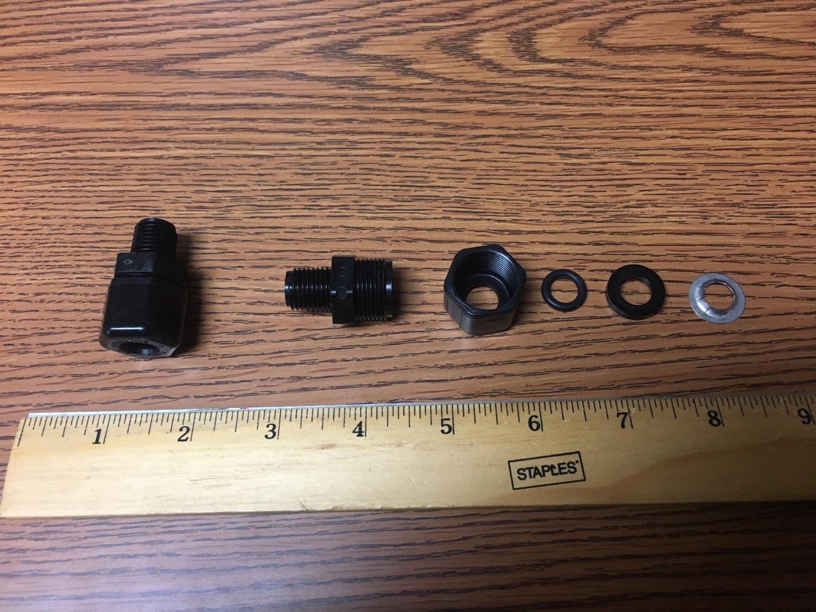 Lot of 2 Parker Fast & Tite Thermoplastic Male Connectors Part # P6MC4 ...