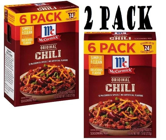 Mccormick Chili Seasoning Packet Recipe