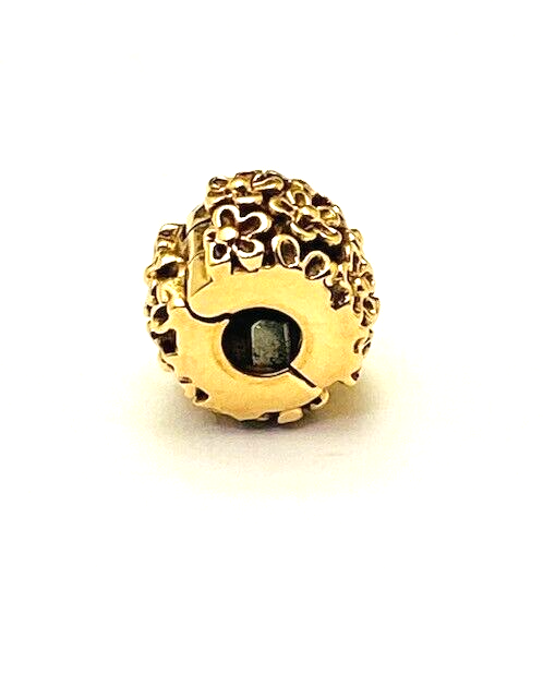 Pandora 14k Yellow Gold Daisy Flowers Clip Charm G585 | eBay