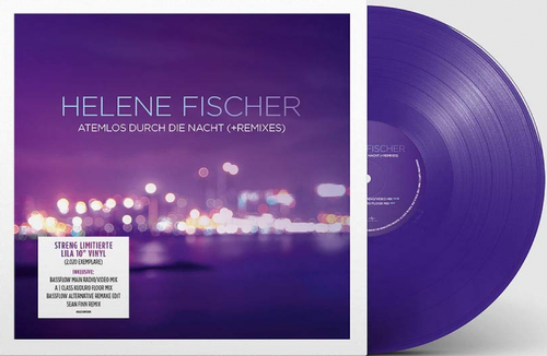 Helene Fischer - Atemlos durch die Nacht Lila 10" Vinyl LP 2020 Stück ...