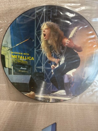Metallica Ltd. Edition Interview Picture Disc 2500 Copies RARE | eBay