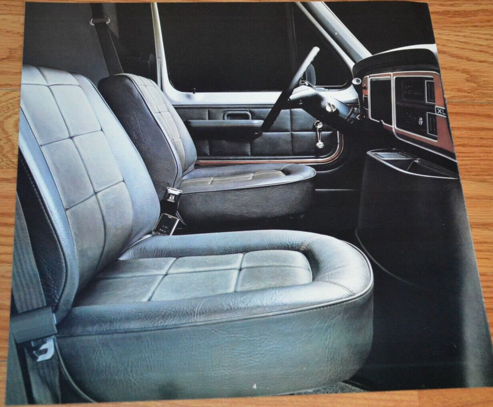 1987 FORD ECONOLINE VAN E150 ORIGINAL DEALER ADVERTISEMENT PRINT AD 87 ...