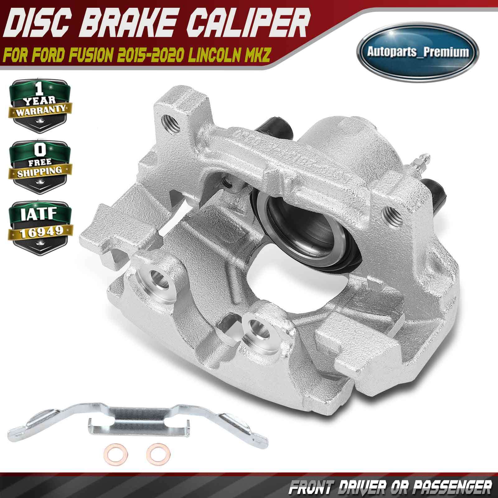 1xFront Brake Caliper w/ Bracket for Ford Fusion 2015-2020 Lincoln MKZ ...