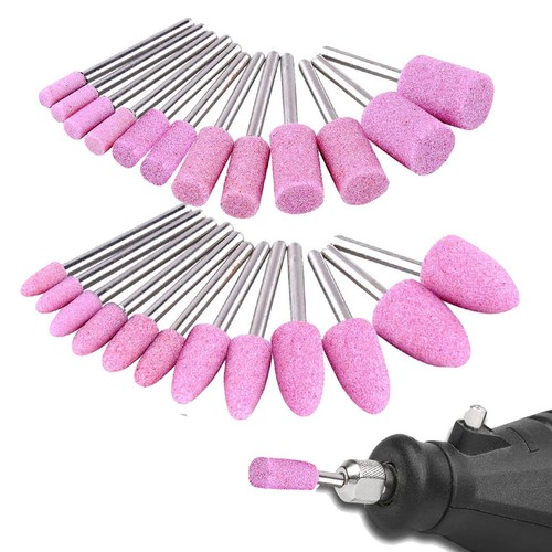 24 Pcs Rotary Grinding Stone Bits, Abrasive Mounted Stone Sharpening ...