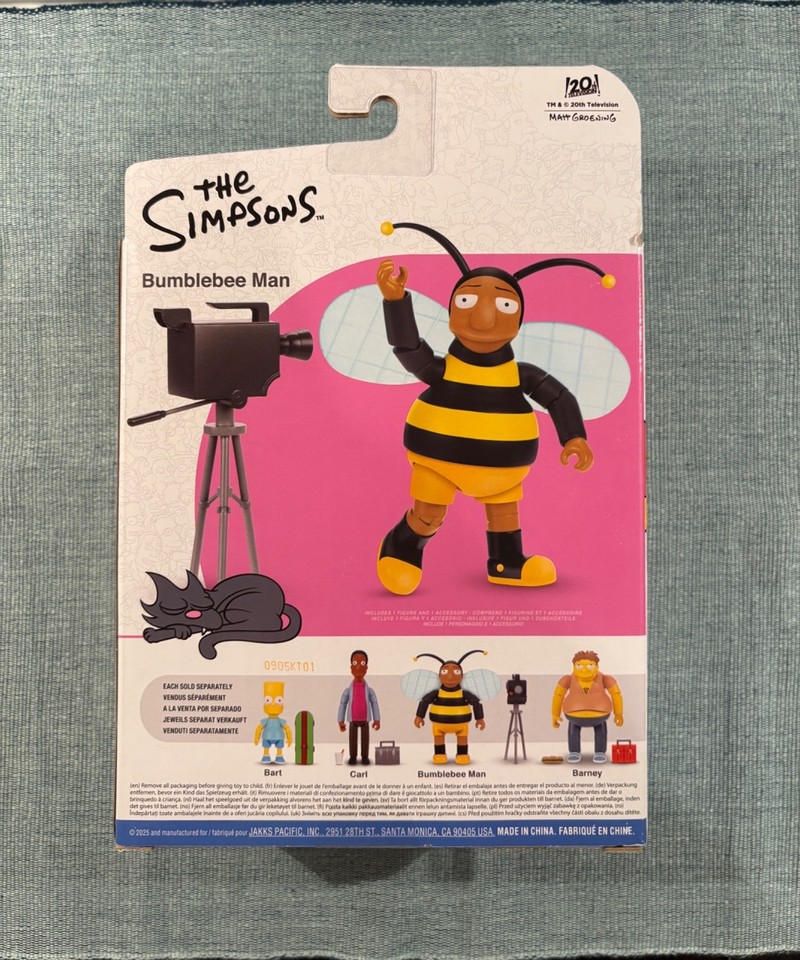 BNIB & SEALED The Simpsons Bumblebee Man Action Figure , 5-inch | eBay UK