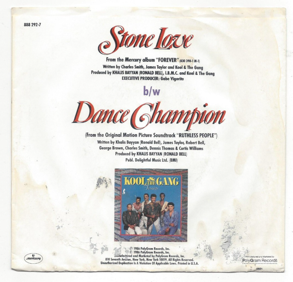 KOOL & THE GANG, "STONE LOVE" | eBay