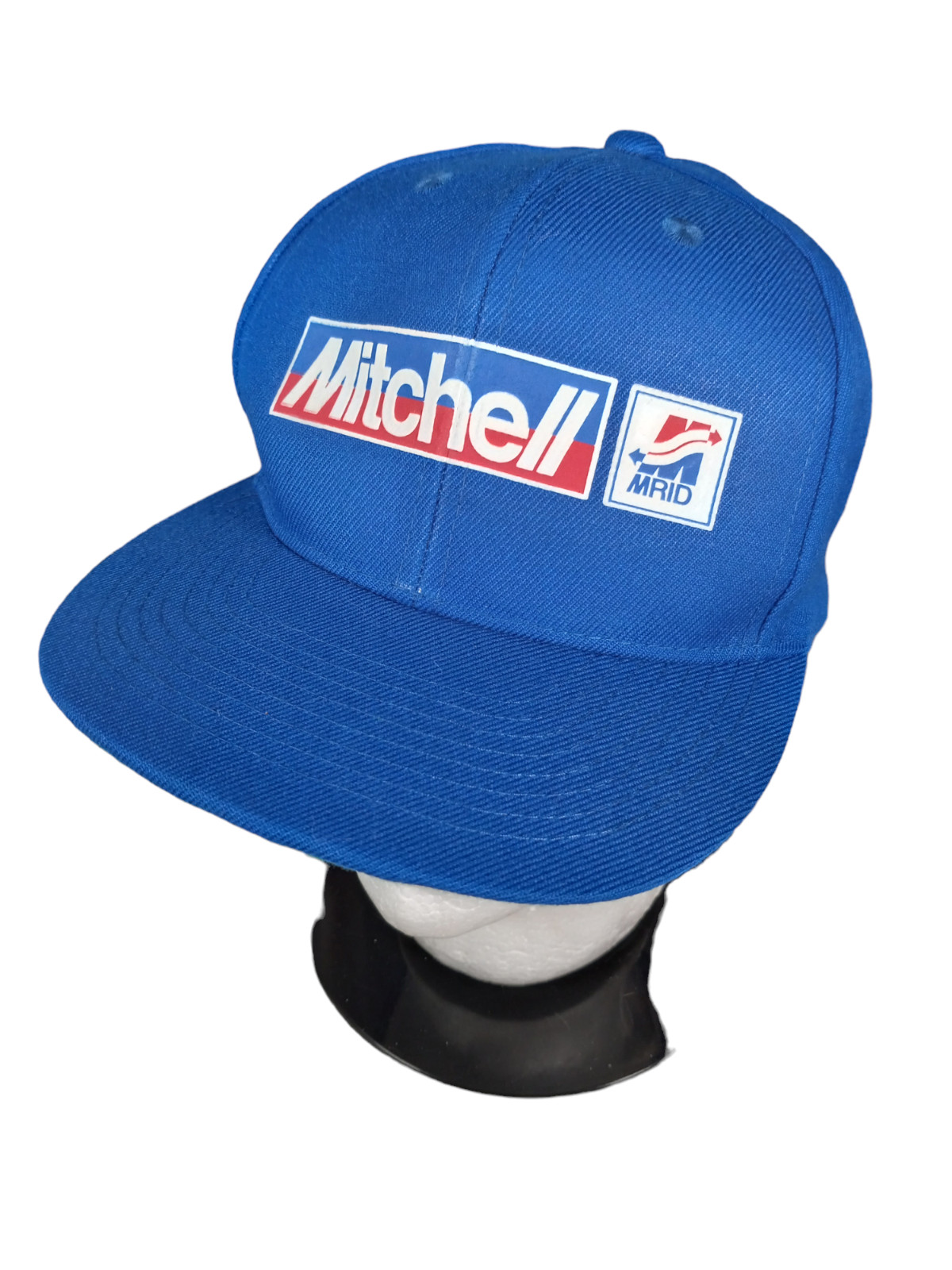 Vintage 90's Mitchell MRID EPA Snapback Hat Cap Blue … - Gem