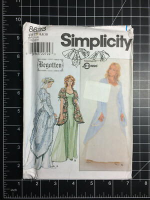 Simplicity #8623 ~ Pattern Begotten Renaissance Dress Gown ~ Misses 6 8 ...