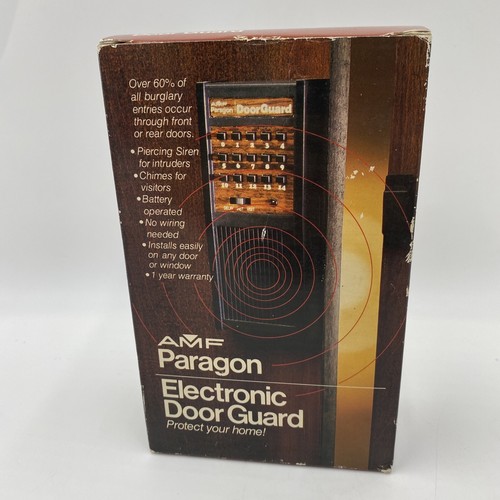 Vintage AMF Paragon Electronic Door Guard Security Siren DG-10 New In ...