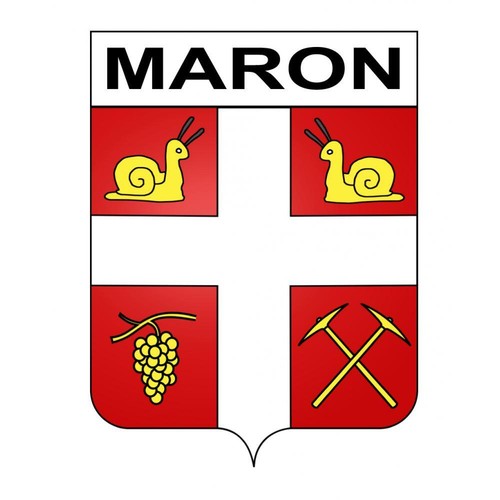 Maron 54 ville sticker blason écusson autocollant adhésif | eBay