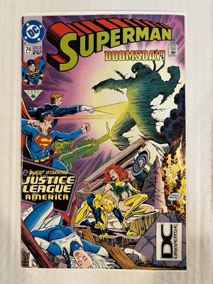 Superman #74 - VF - 4th Print DC Universe Logo | eBay