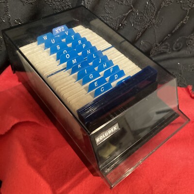 Rolodex & Business Card Files - File Jr