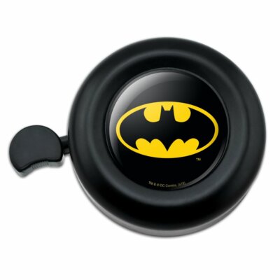 Batman Classic Bat Shield Logo Bicycle Handlebar Bike Bell | eBay